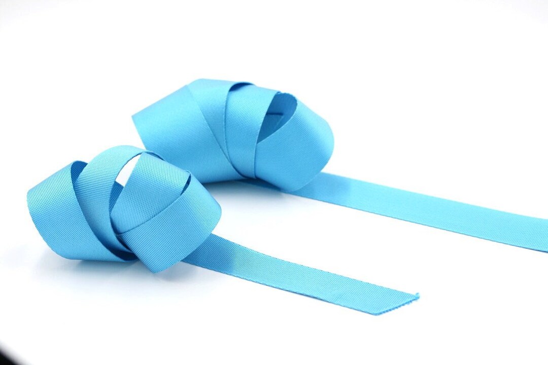 Turquoise 1 Inch (25mm) or 1.5 Inch (38mm) Width Nylon Webbing ...