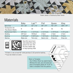 Tiny Dancer Quilt Pattern by Jaybirds Quilts - Etsy