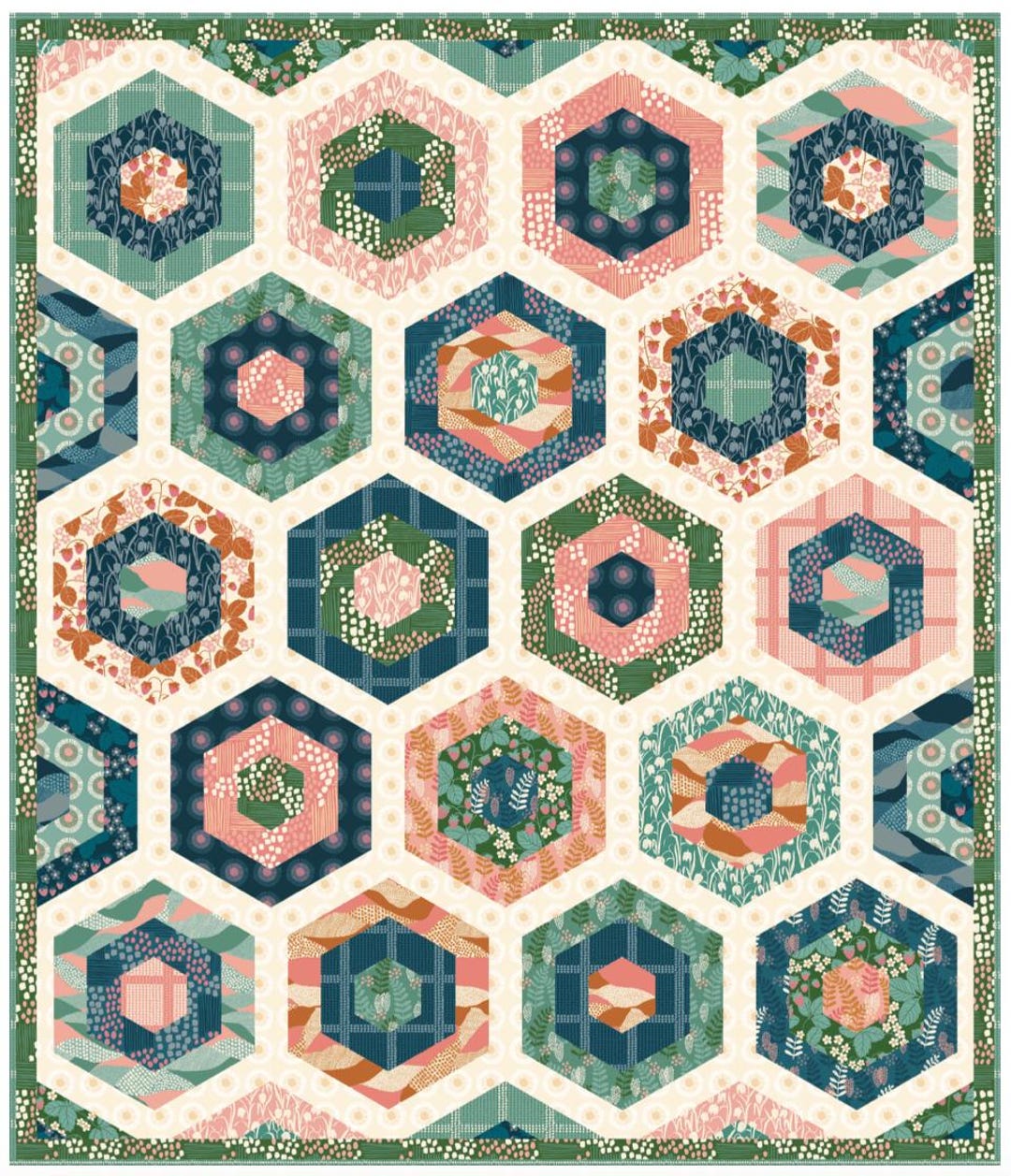 PRE-ORDER Apis Quilt Kit Featuring Reimagined Landscapes by Jen Hewitt ...