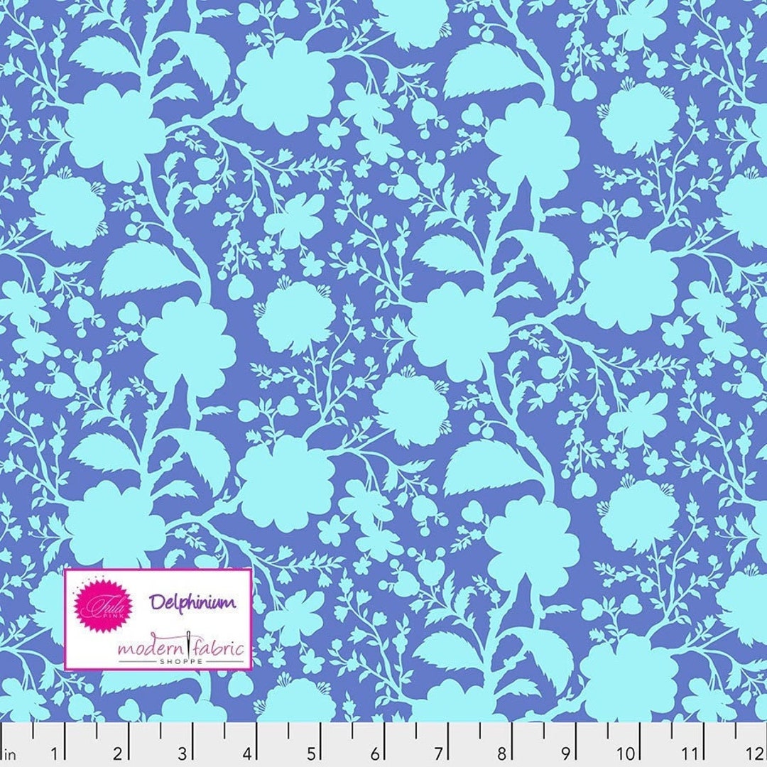 Tula Pink True Colors- Wildflower PWTP149.DELPHINIUM- Half Yard - Etsy