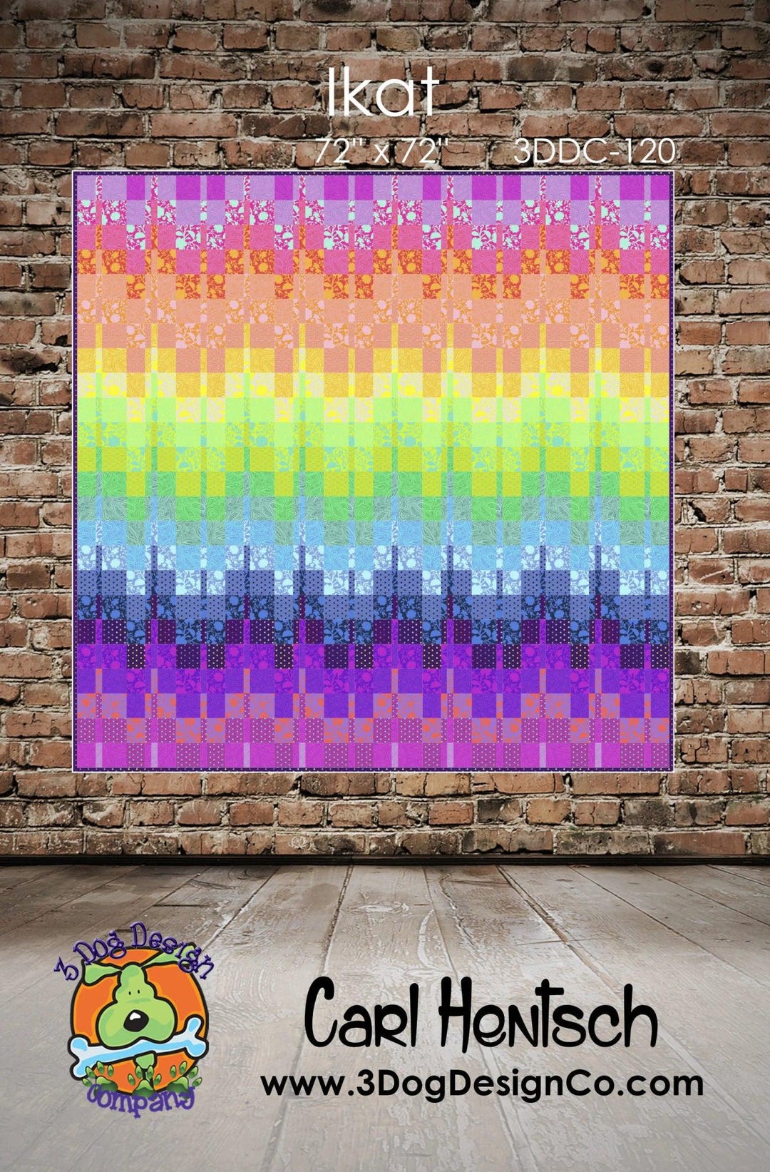 Ikat Quilt Pattern by Carl Hentsch - Etsy