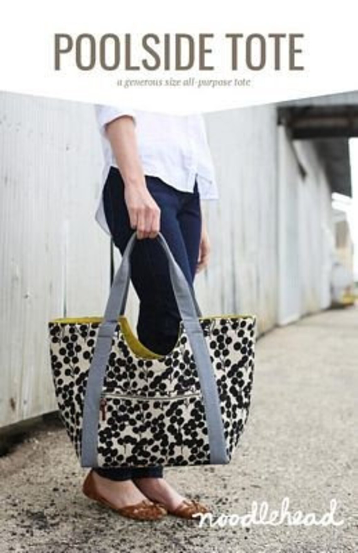 Noodlehead Poolside Tote Sewing Pattern Generous Size All | Etsy