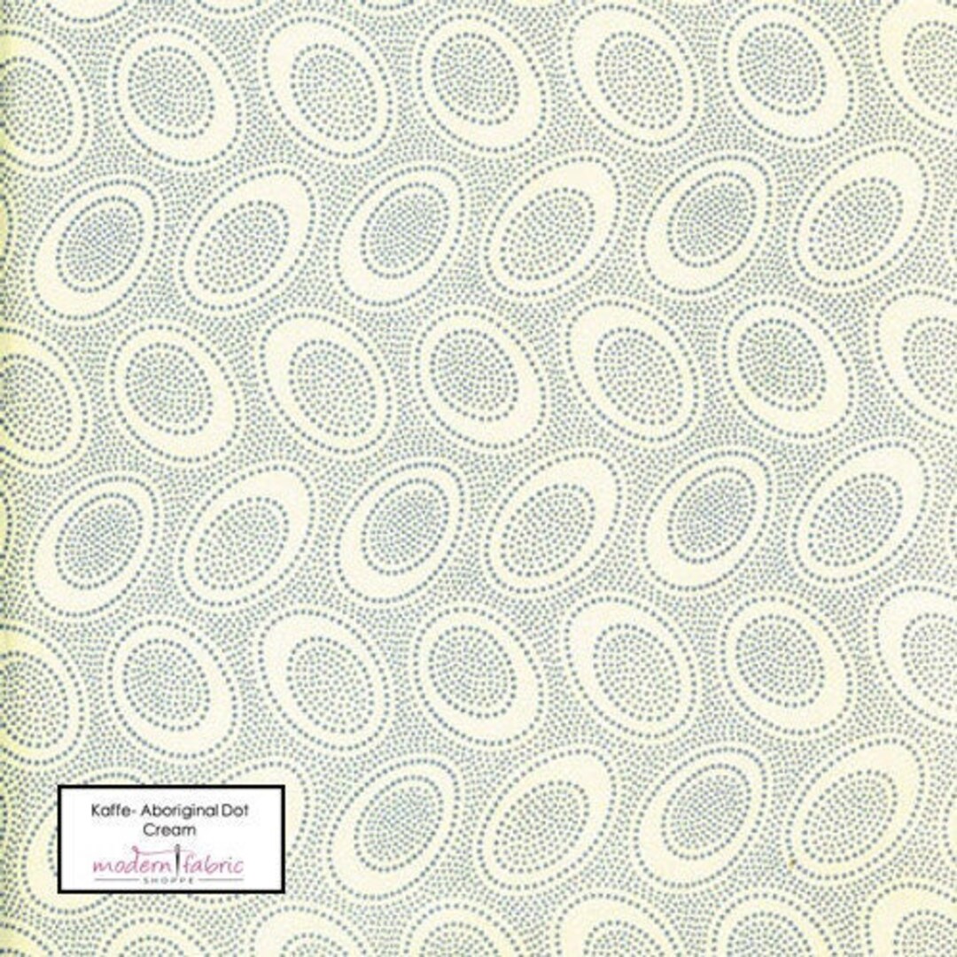 Kaffe Fassett- Aboriginal Dot PWGP071.CREAM- Half Yard - Etsy