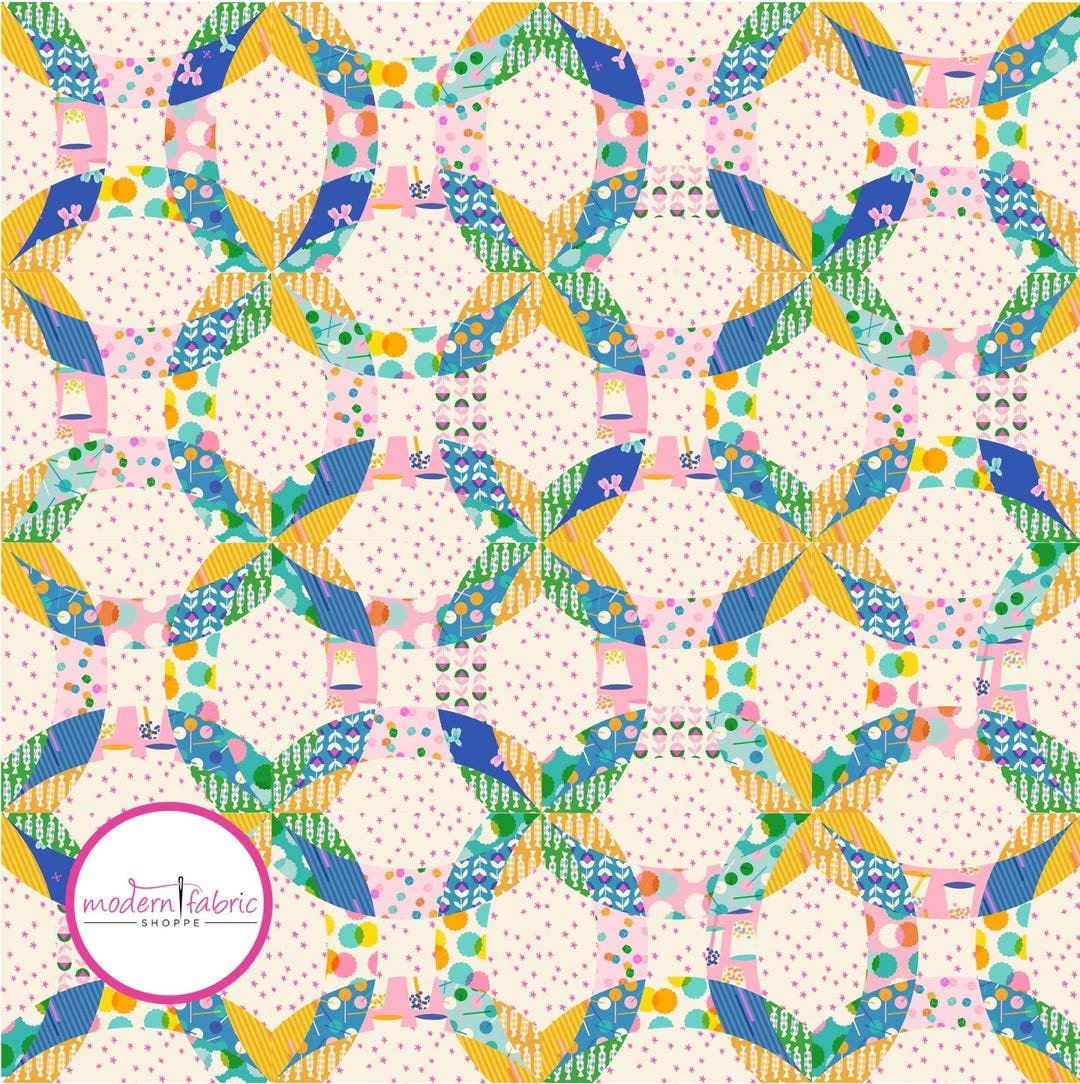 PRE-ORDER Dynamite Rings Quilt Kit Featuring Eye Candy by Ruby Star ...