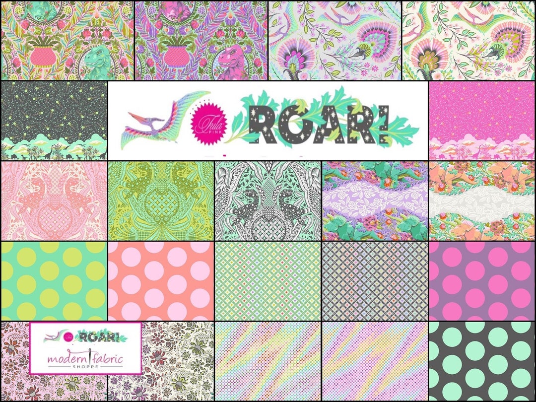Pre-order Tula Pink Roar SPECIAL Cut-half Yard Bundle April - Etsy