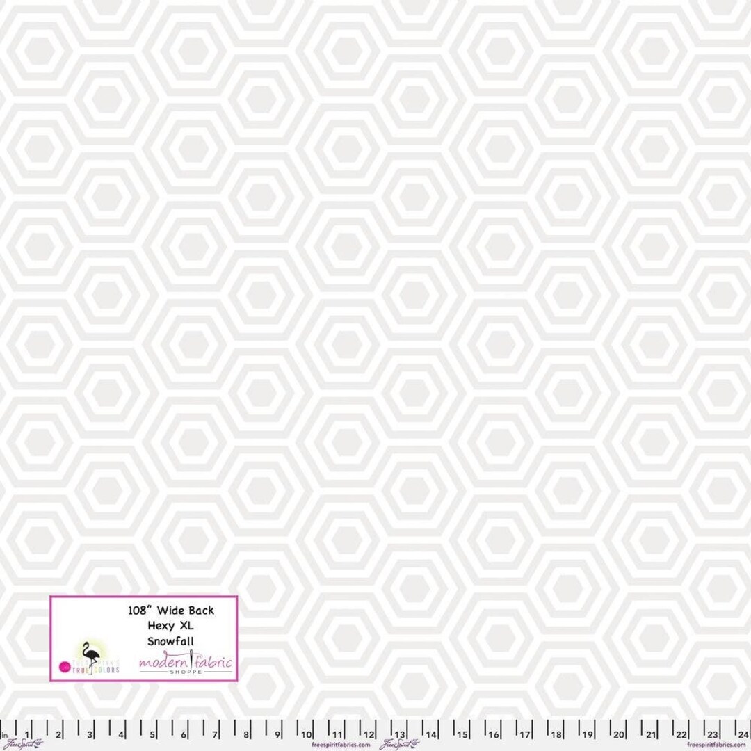 Tula Pink-108" Wide Back Hexy XL- QBTP014.SNOWFALL- Half Yard - Etsy