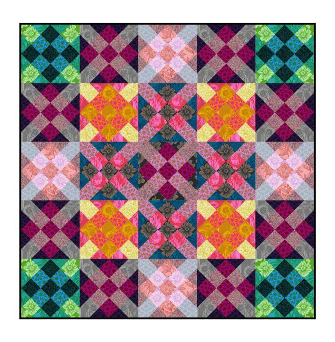 PRE-ORDER Anna Maria Textiles- Indelible Quilt Kit Featuring Indelible- March 2025 - Etsy