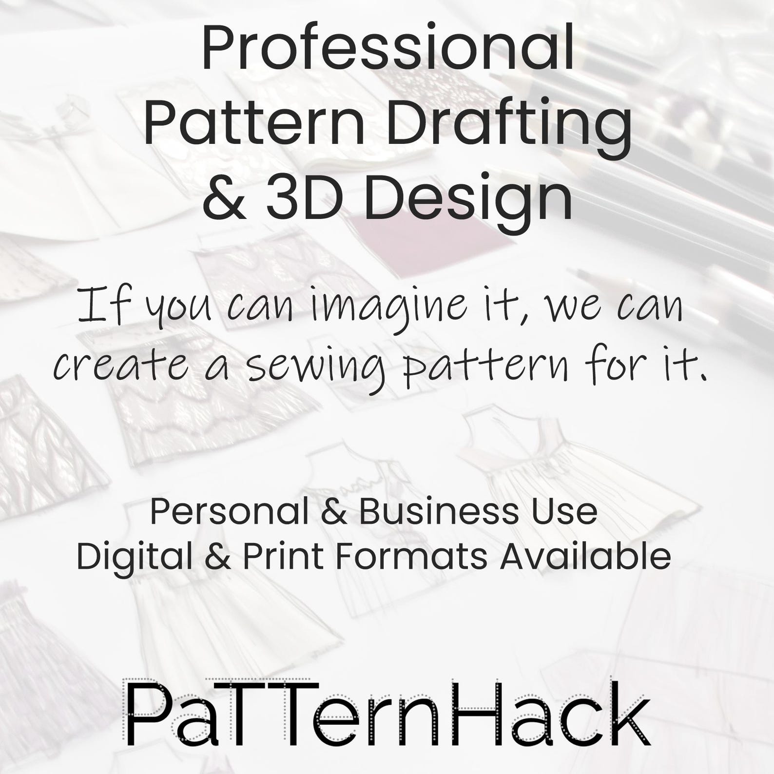 Expert Pattern Digitization, 3D Fit Rendering Services for Sewing ...