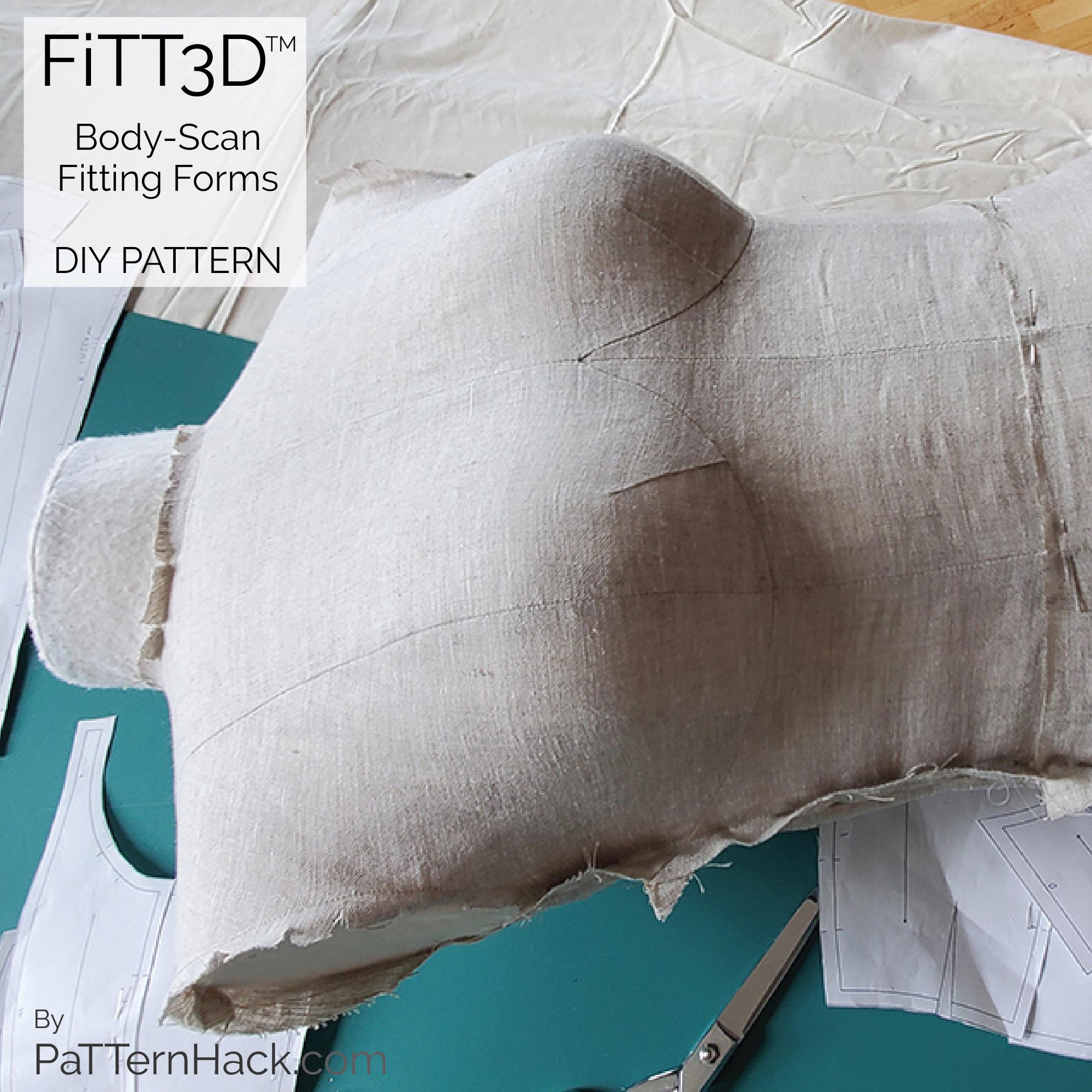 Custom Body-scan Dress Form DIY Pattern | No Stuffing-no Lumps | Life ...