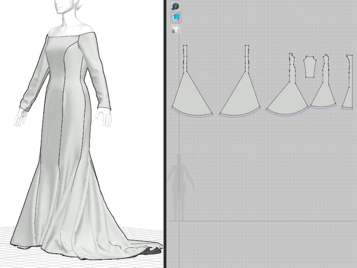 Expert Pattern Digitization, 3D Fit Rendering Services for Sewing Pattern Designers. Pattern ...