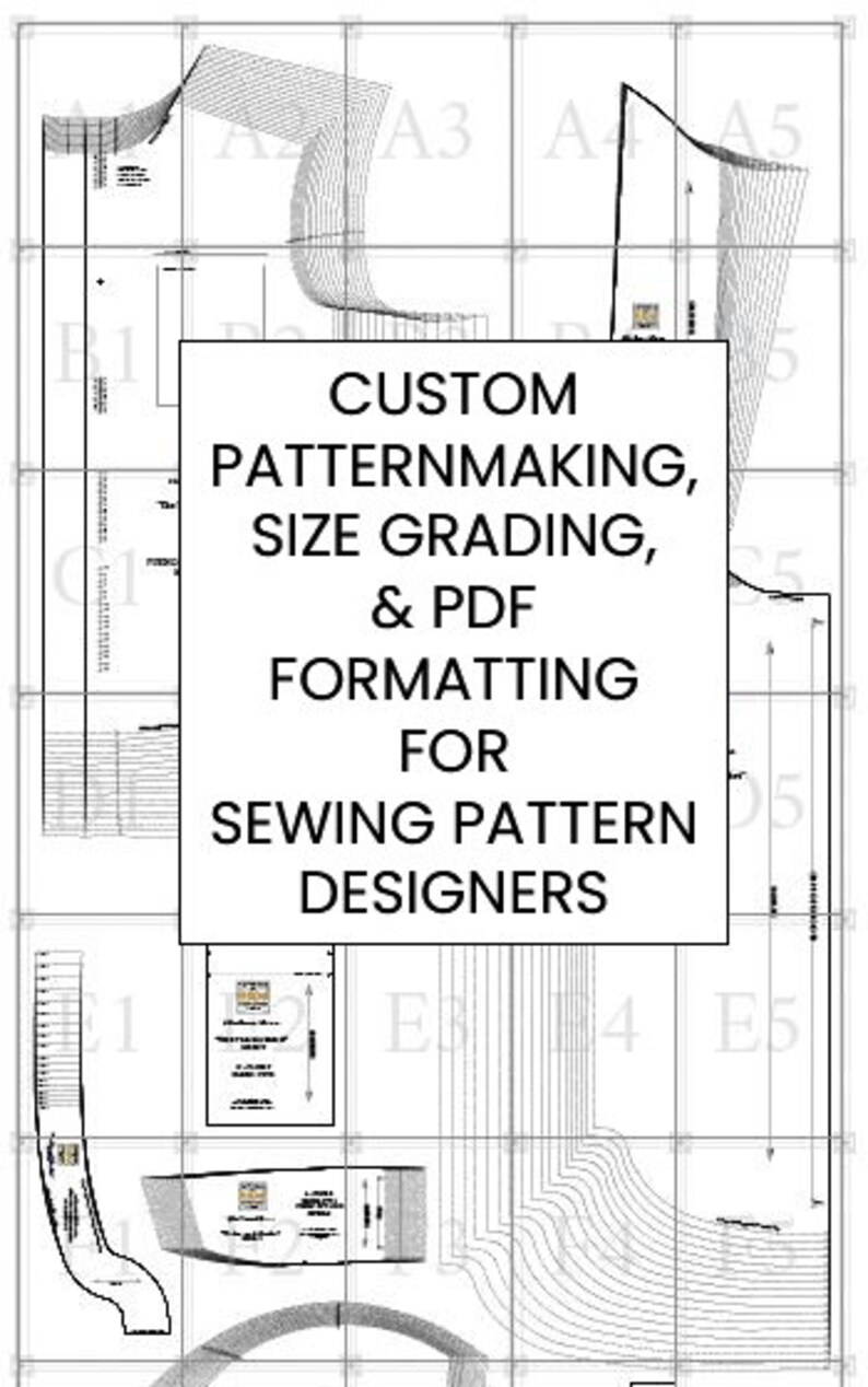 Expert Pattern Digitization, 3D Fit Rendering Services for Sewing Pattern Designers. Pattern ...