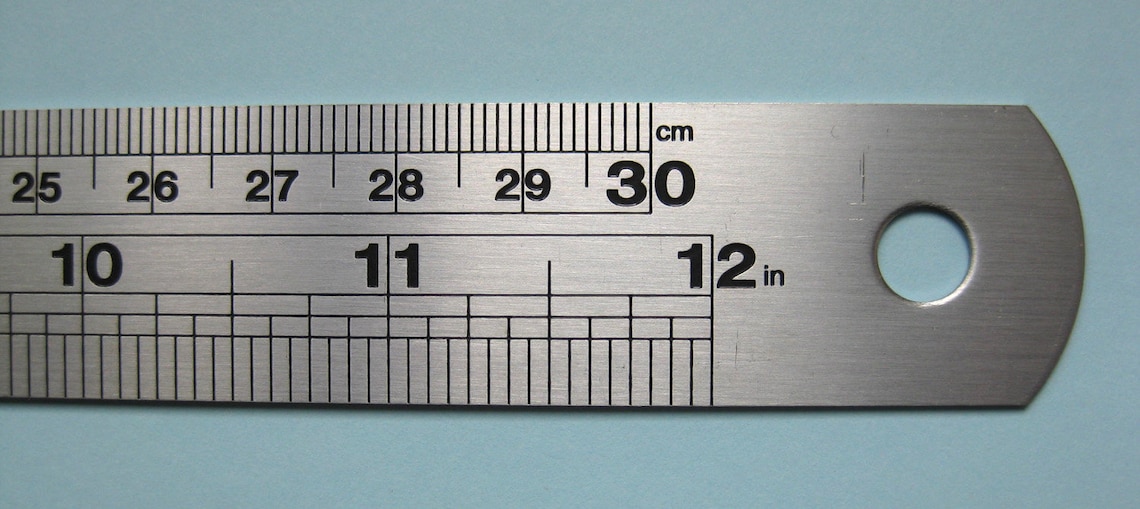 Stainless Steel Ruler 12 / 30cm 74011 | Etsy