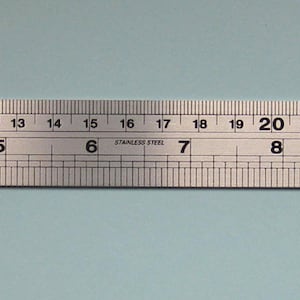 Stainless Steel Ruler - 12" / 30cm (74011) - Etsy