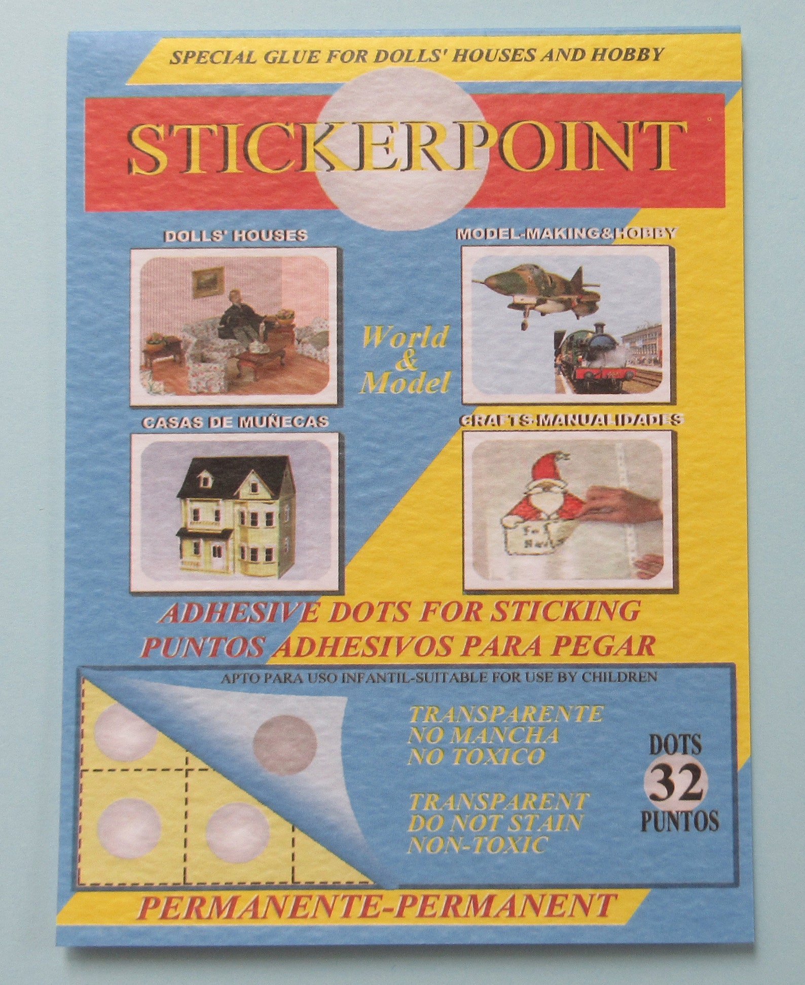 Stickerpoint Pack of 32 Adhesive Dots | Etsy