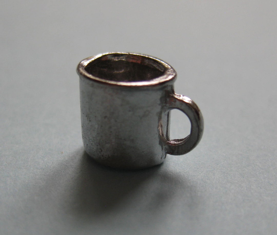1/12th Scale White Metal Miniature Tea Mug - Etsy