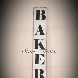 Vertical Bakery Sign. Bakery Decor. Kitchen Signs. Rustic Kitchen Decor ...