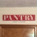 Pantry signs. Red kitchen signs Rustic home decor Distressed | Etsy