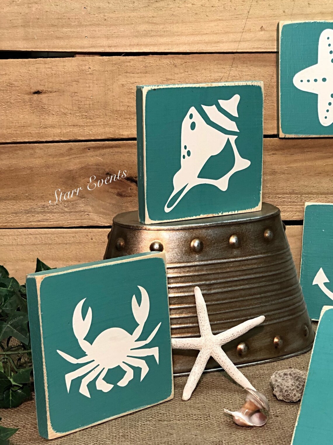 Beach Signs. Set of 2 Rustic Nautical Signs. Rustic Beach - Etsy