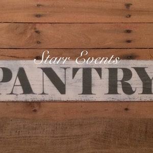 Rustic Pantry Signs - Distressed Kitchen Signs - Farmhouse Decor ...