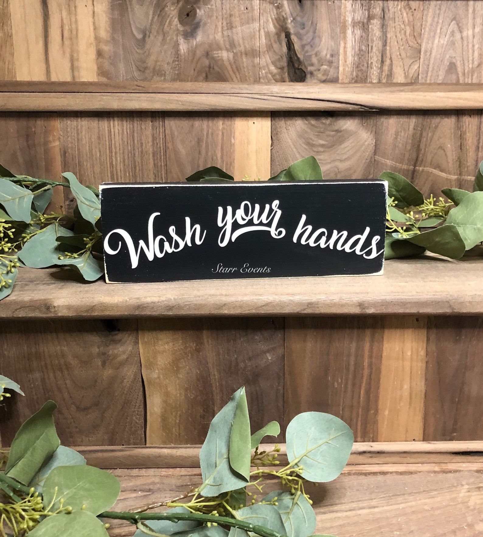 Wash Your Hands Sign Rustic Bathroom Signs. Rustic Bathroom Decor ...