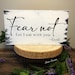 Fear Not for I Am With You Sign Fear Not Wall Art. Christian Wall Decor ...