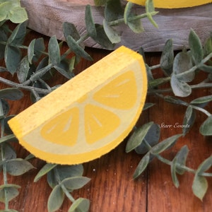Lemon Tier Tray Decor. Set of 3 Lemon Cut Outs. Lemon Decor. Lemon ...