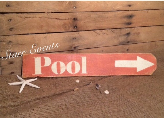 Pool Signs. Pool Decor. Swimming Pool Signs. Wooden Sign Great | Etsy