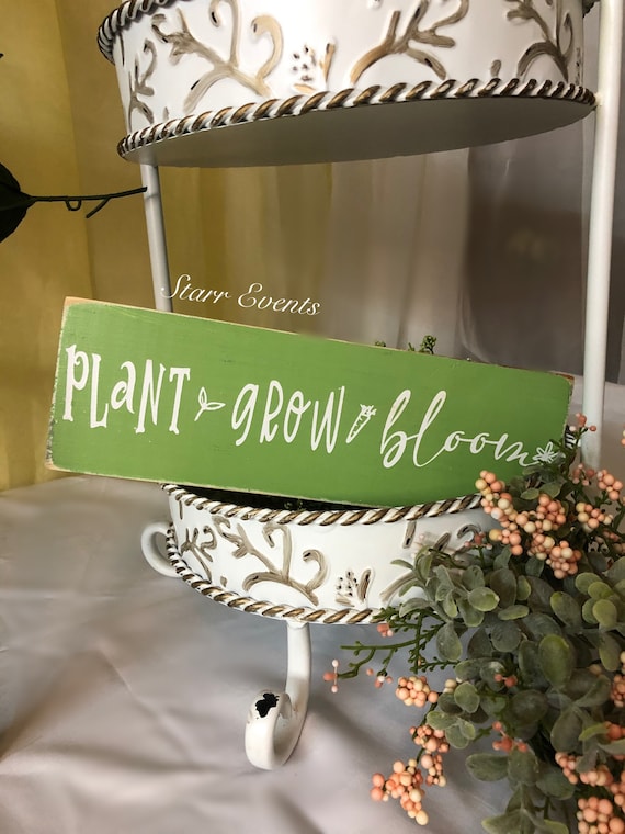 Small Spring Signs. Rustic Spring Decor. 12 Spring - Etsy