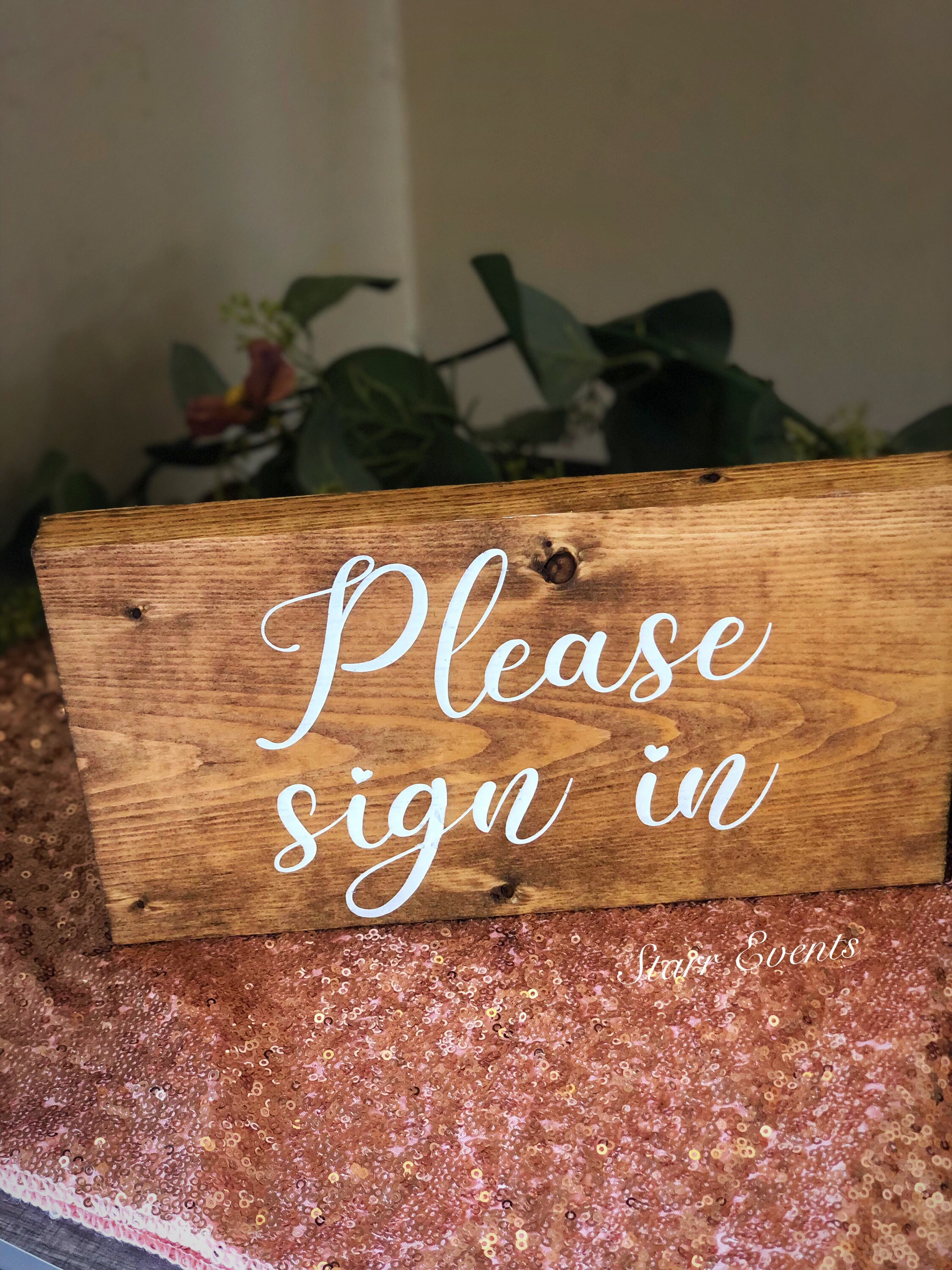 Please sign in sign. Stained Wedding signs. Rustic Wedding | Etsy