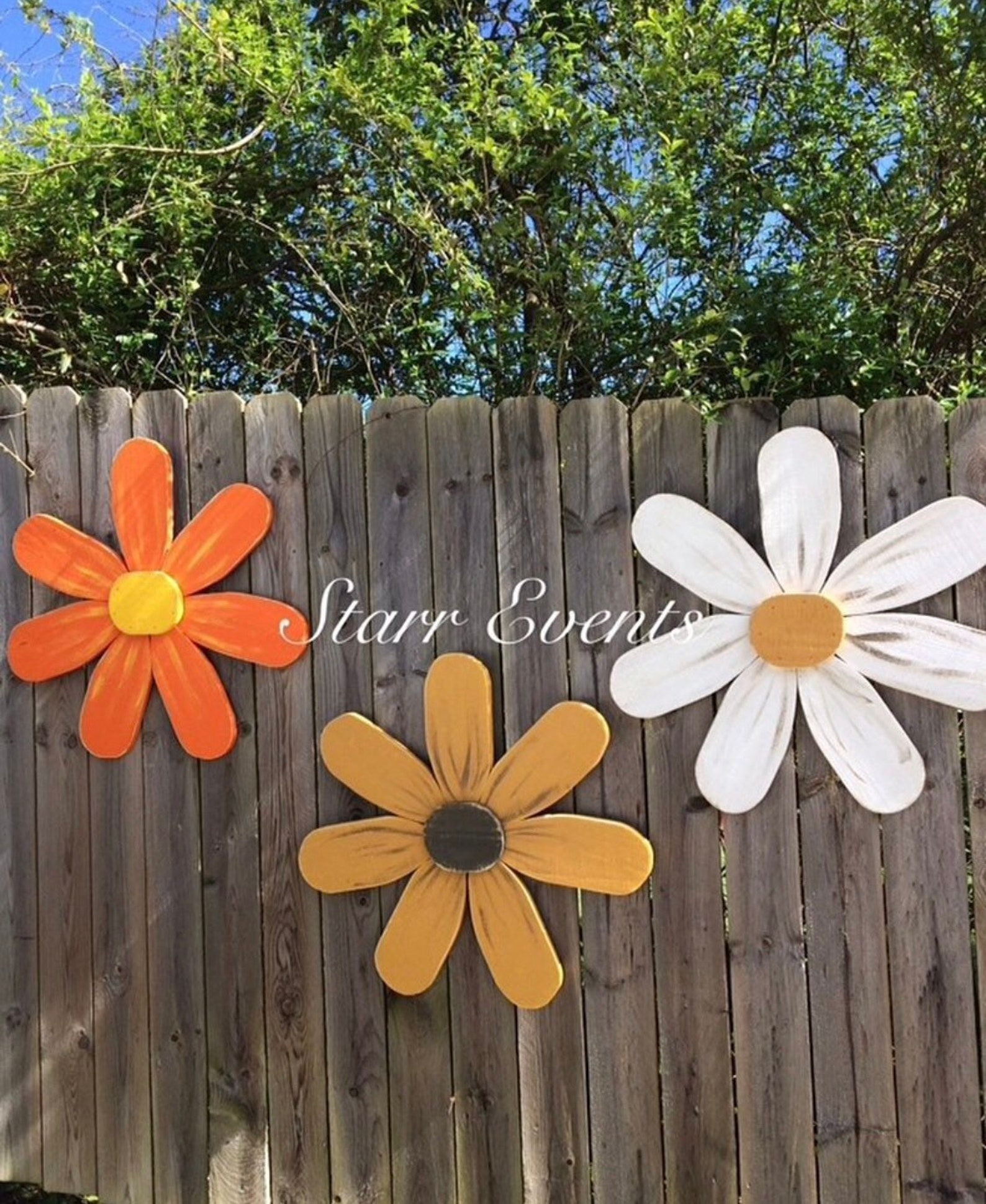 Large Wood Daisy Mother's Day Gifts Large Wooden Flowers Gifts for Mom ...