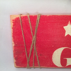 Old Glory Sign July 4th Decorations Americana Decor Rustic Wooden Signs ...