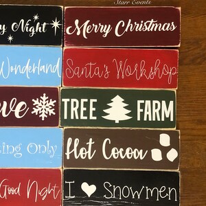 10" Rustic Christmas Signs Christmas Decorations Rustic Christmas Decor ...