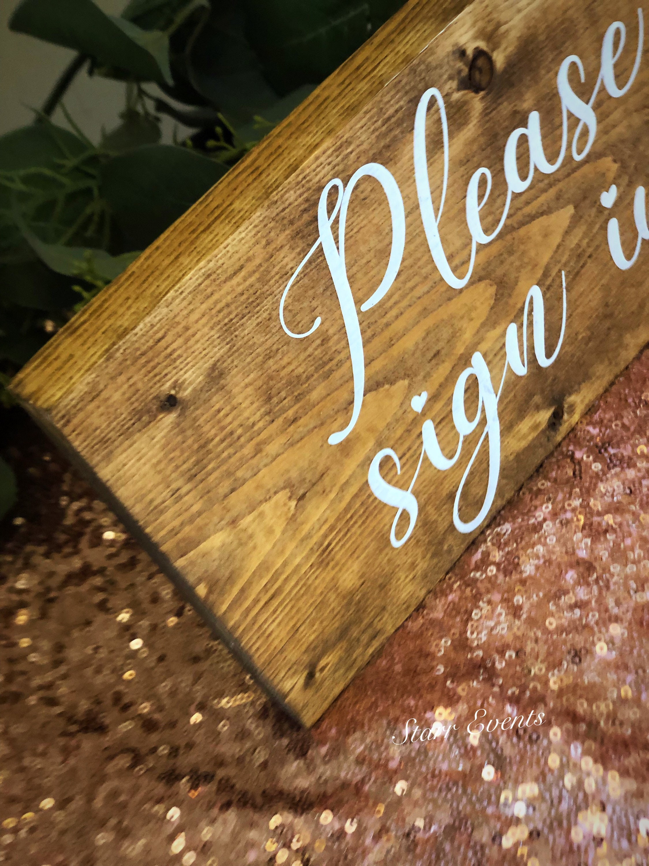 Please sign in sign. Stained Wedding signs. Rustic Wedding | Etsy