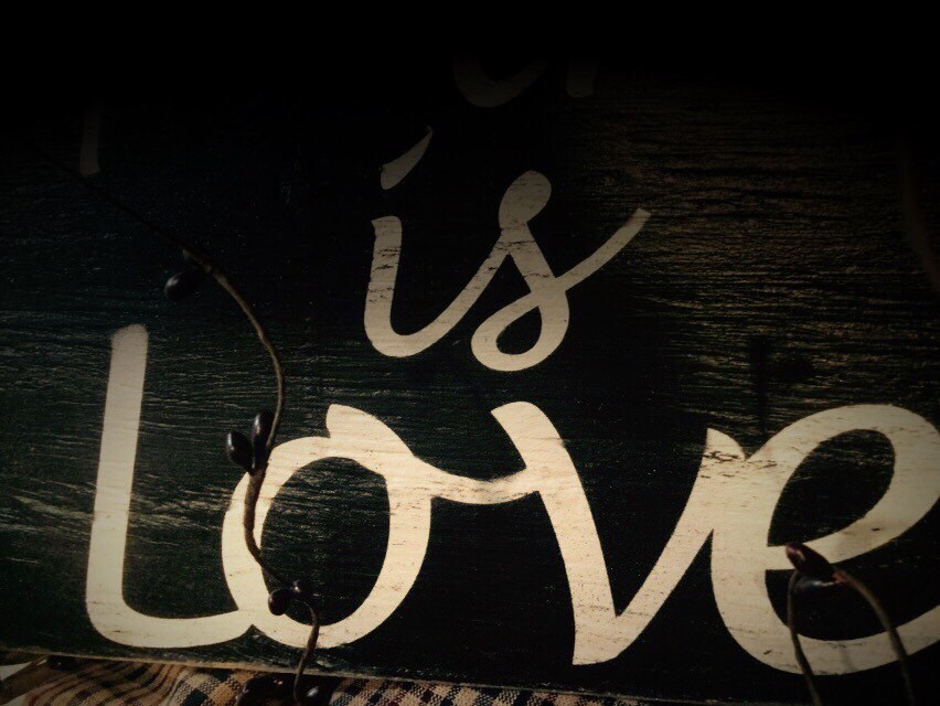 But the Greatest of These is Love Sign. Rustic Signs With Scriptures ...