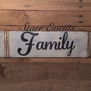 Rustic Family Signs. Farmhouse Decor Primitive Signs. Kitchen Signs ...