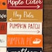 10" Rustic Fall Signs Rustic Fall Decorations Rustic Fall Decor Rustic ...