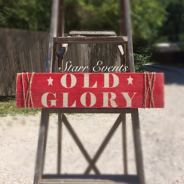 Old Glory Rustic Signs - Etsy