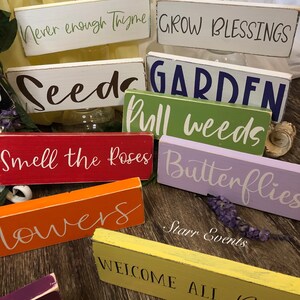 10" Garden Signs, Garden Decorations. Signs for the Garden. Garden ...
