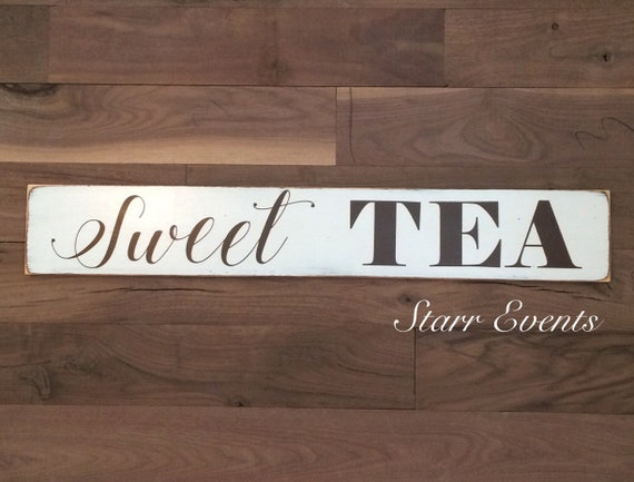 Sweet tea signs. Farmhouse Kitchen decor. Rustic Kitchen | Etsy