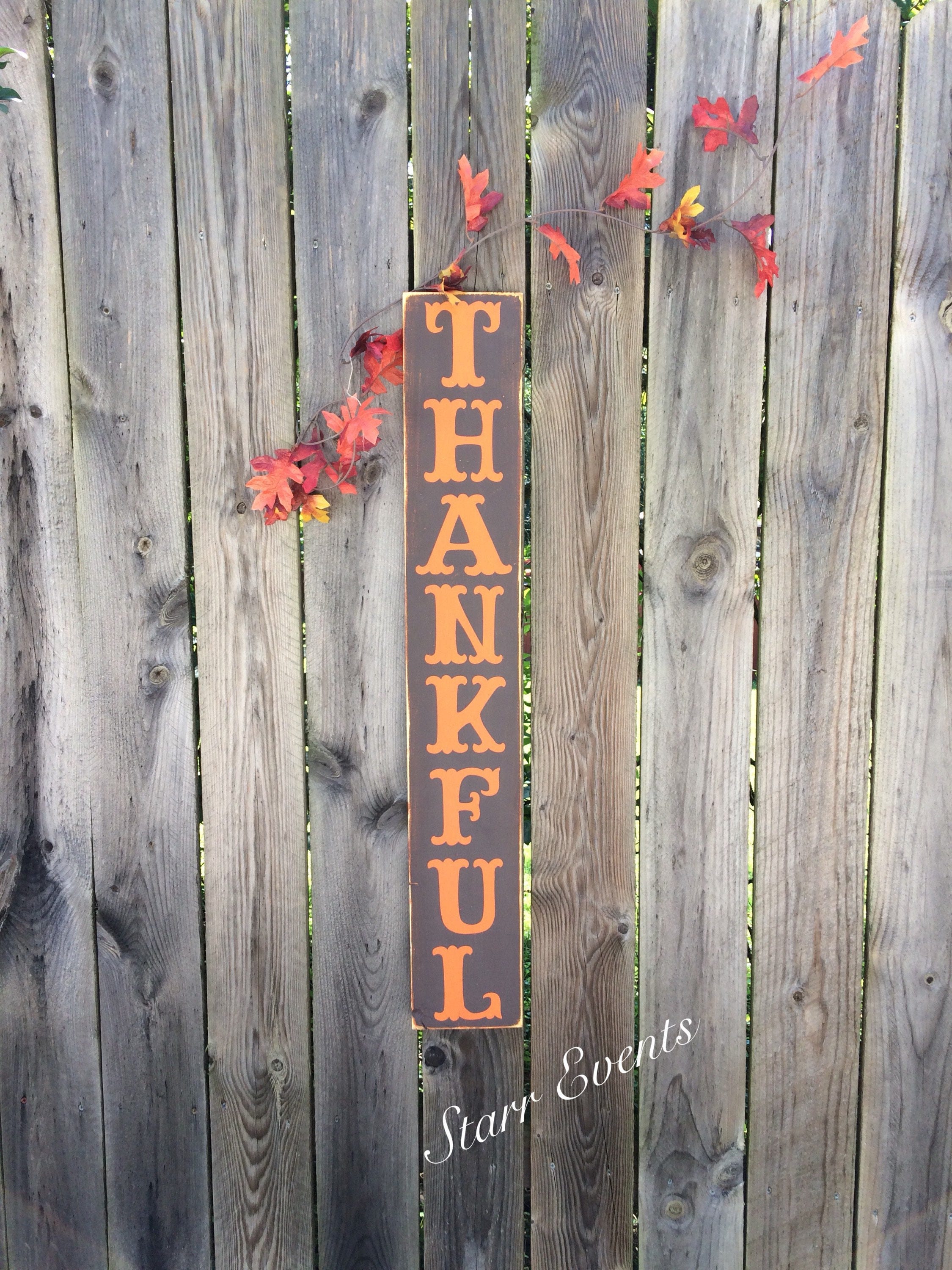 Fall Decorations. Fall Signs. Thankful Sign. Great Fall Decor ...
