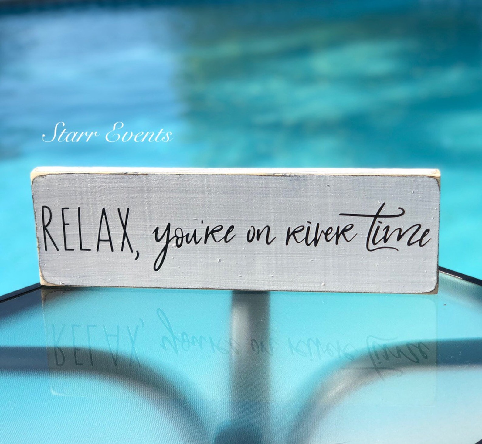 Relax Youre on River Time Sign. Rustic River Signs. Rustic - Etsy