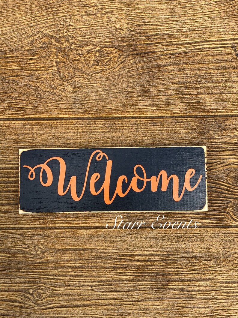 Rustic Welcome Sign 10 Rustic Fall Signs. Christmas - Etsy