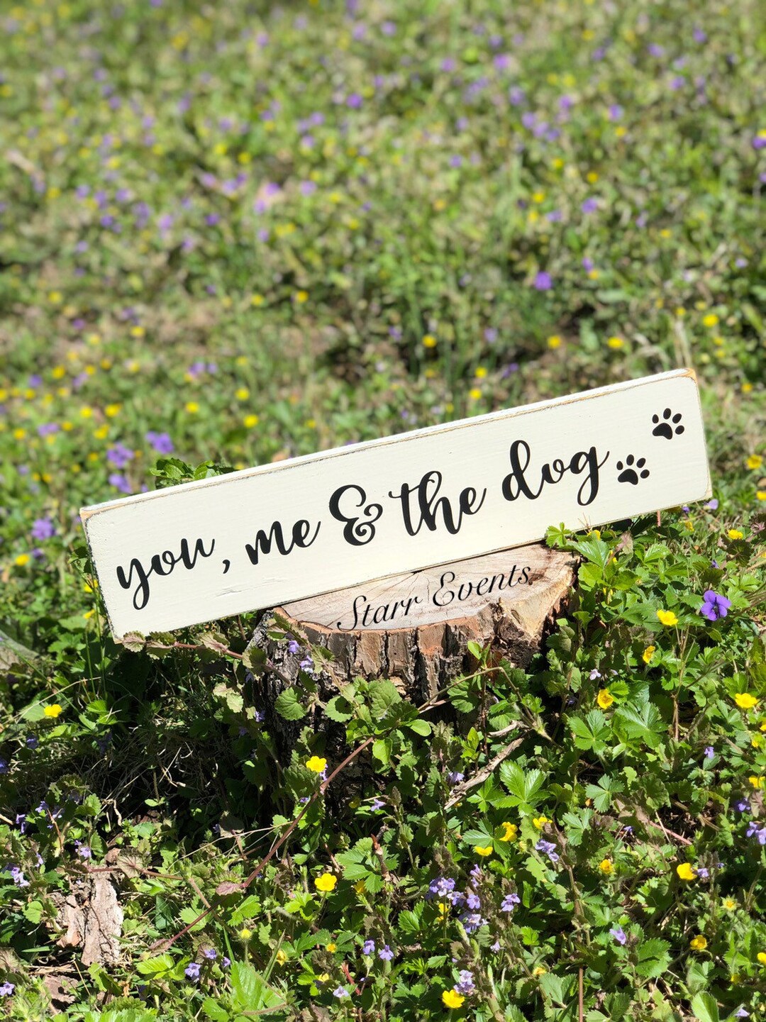 You Me and the Dog Sign Rustic Pet Signs. Signs About Dogs. Pet Lovers ...