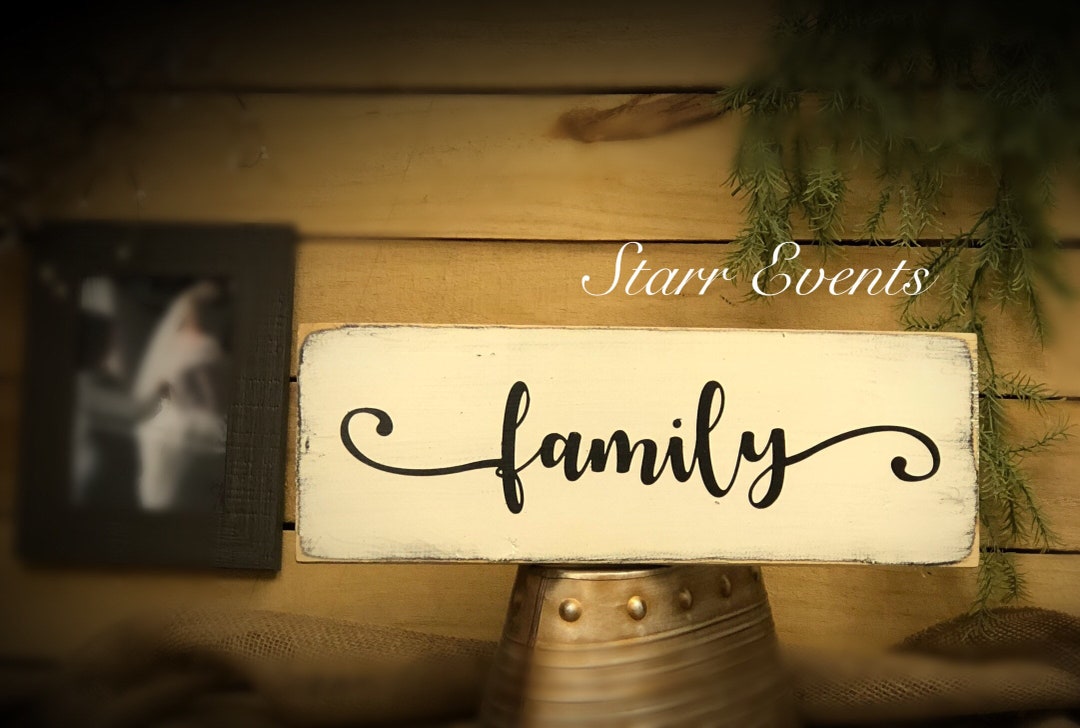 Family Signs. Rustic Farm Signs. Rustic Farmhouse Decor Primitive Signs ...