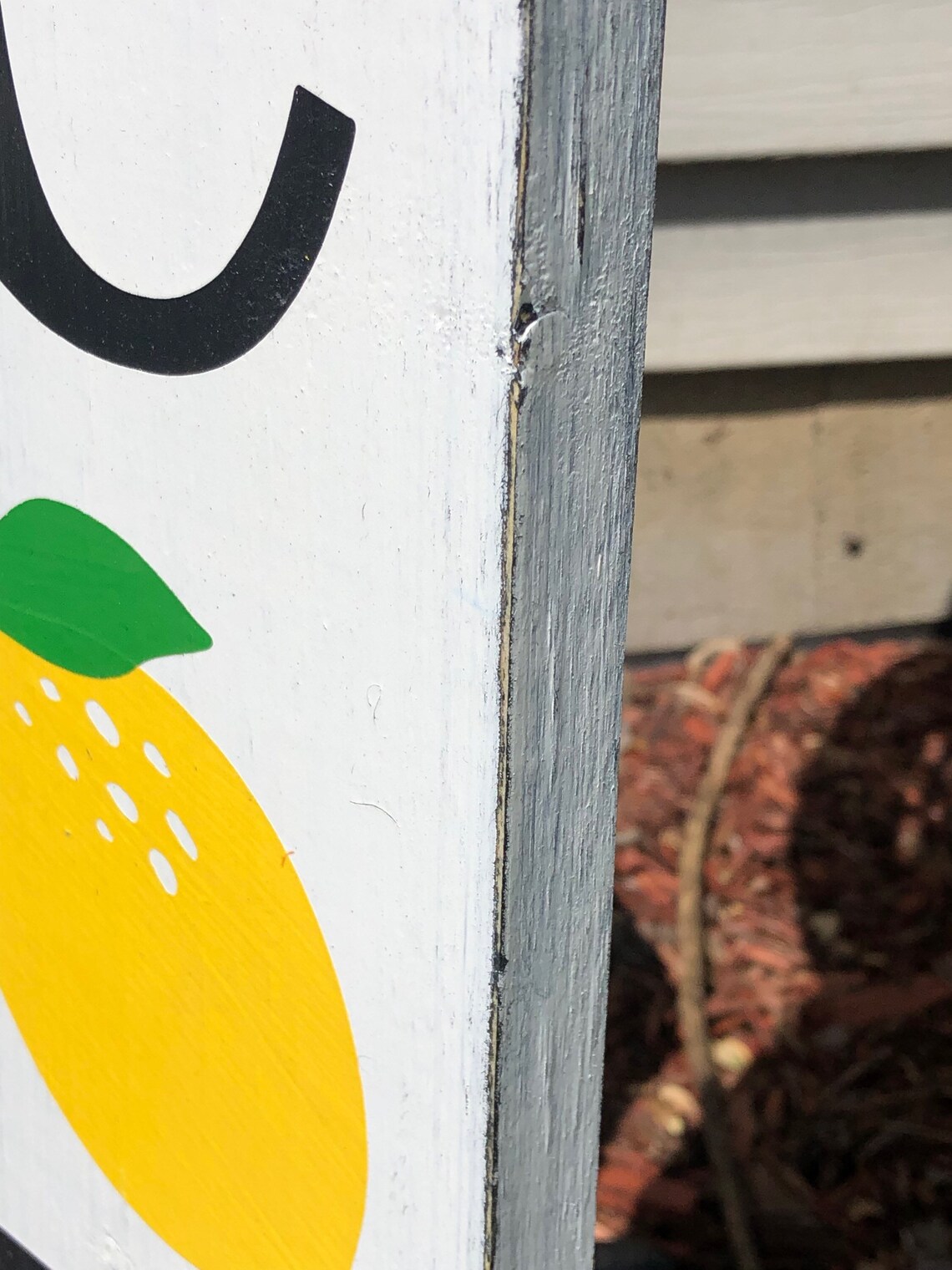 Lemon Welcome Sign. Porch Signs Vertical Welcome Lemon Sign. Front ...