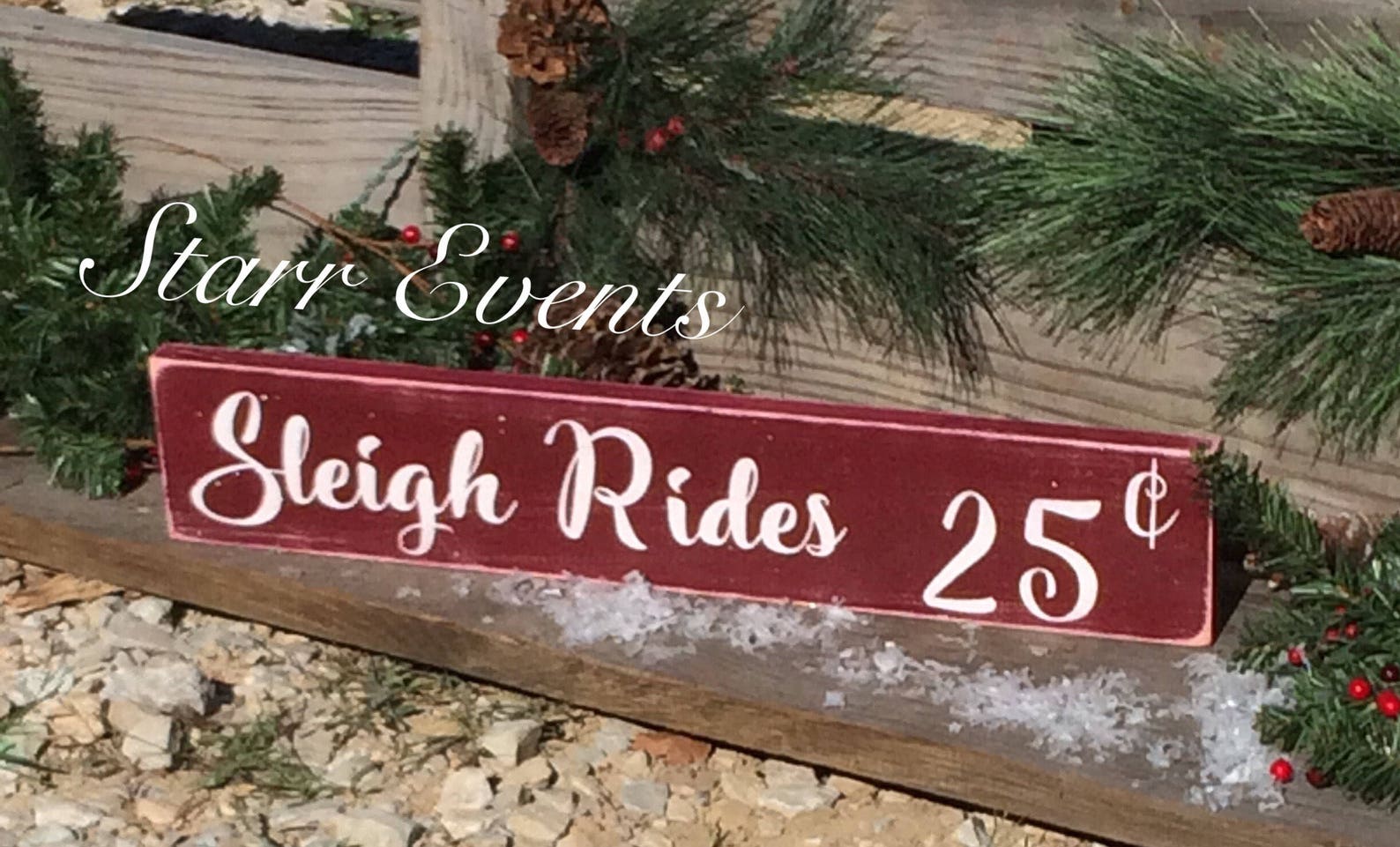Sleigh Rides Sign. Rustic Christmas Sign. Rustic Christmas - Etsy