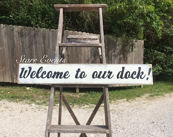 Boat Dock Sign - Etsy