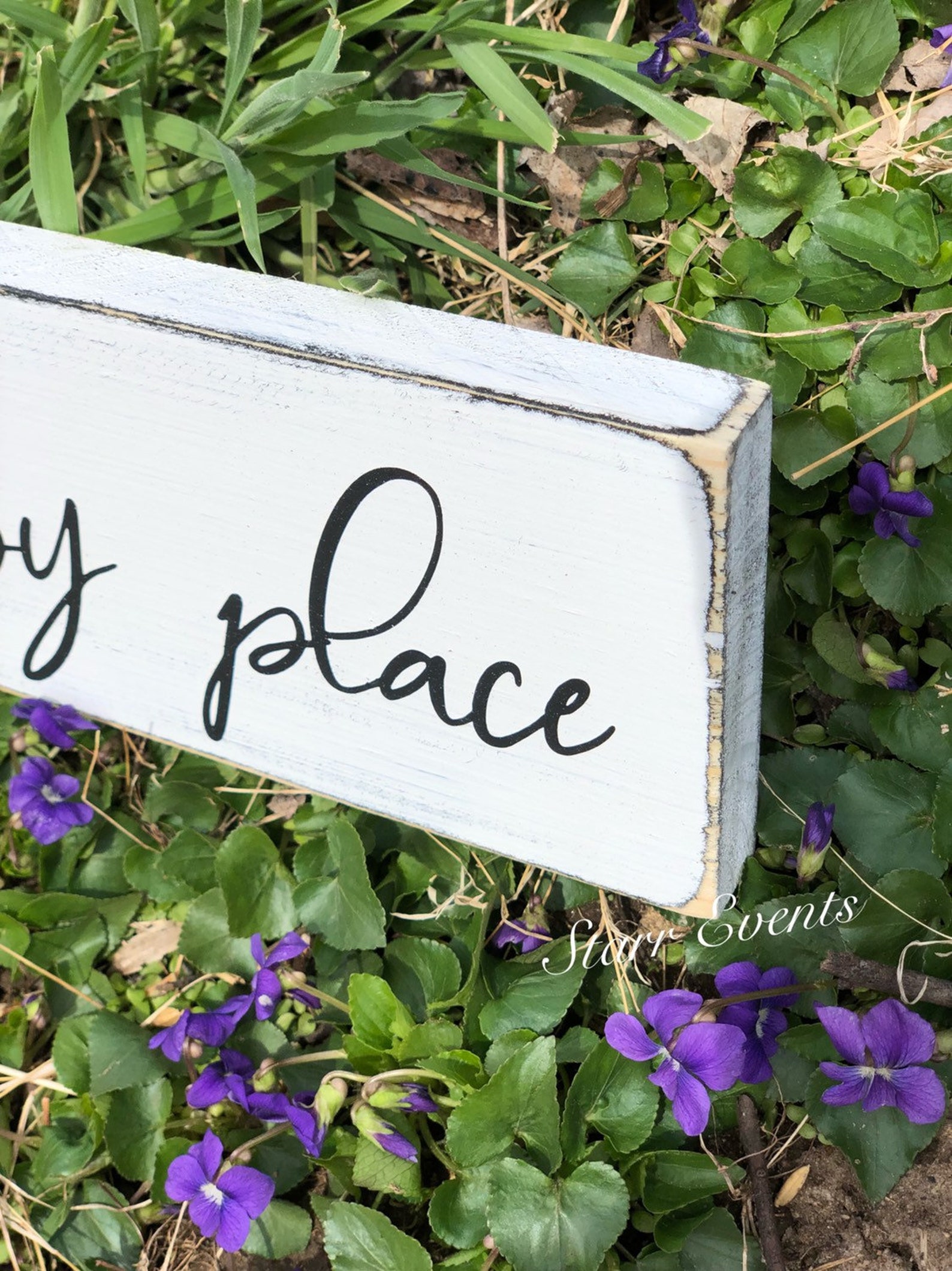 This is My Happy Place Sign. Rustic Home Decor. Rustic Wall Decor ...