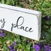 This is My Happy Place Sign. Rustic Home Decor. Rustic Wall Decor ...
