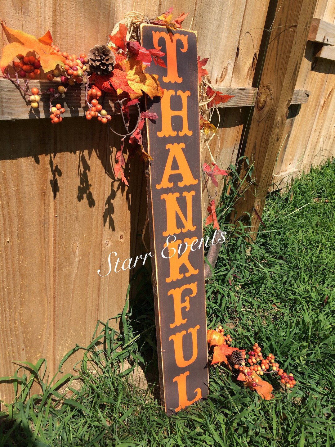 Fall Decorations. Fall Signs. Thankful Sign. Great Fall Decor ...